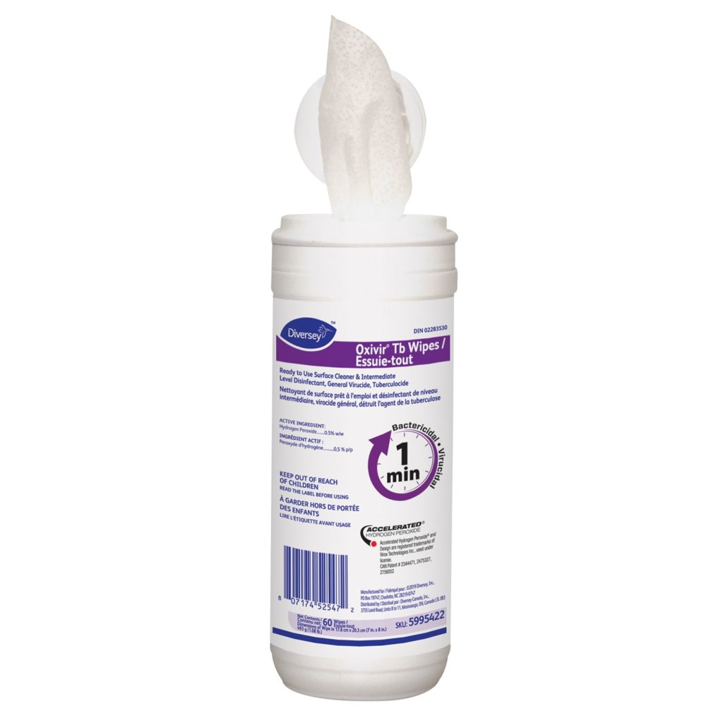 OXIVIR Lingettes désinfectantes - 60 lingettes - Novaco