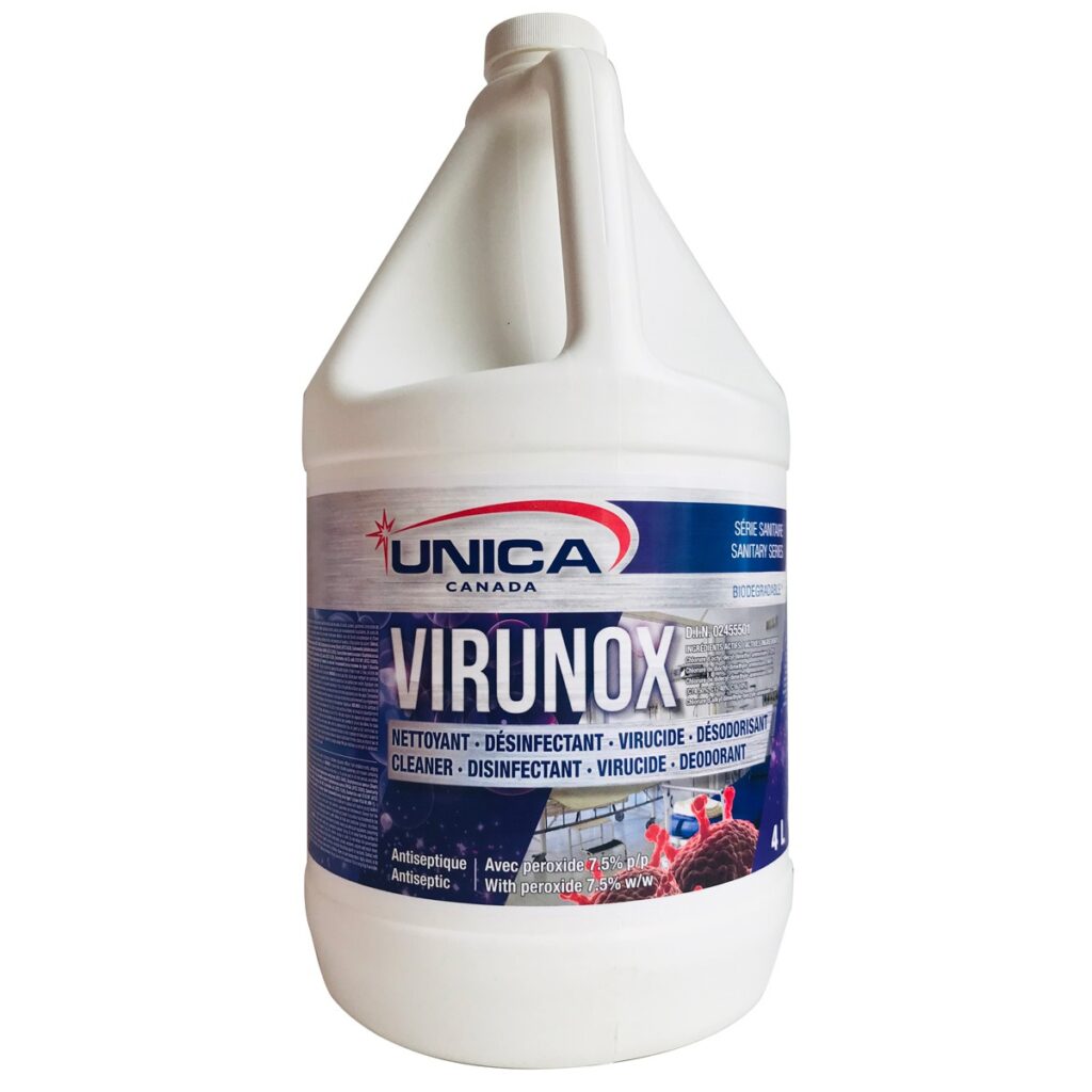 VIRUNOX, nettoyant désinfectant, virucide et désodorisant 4L - Novaco